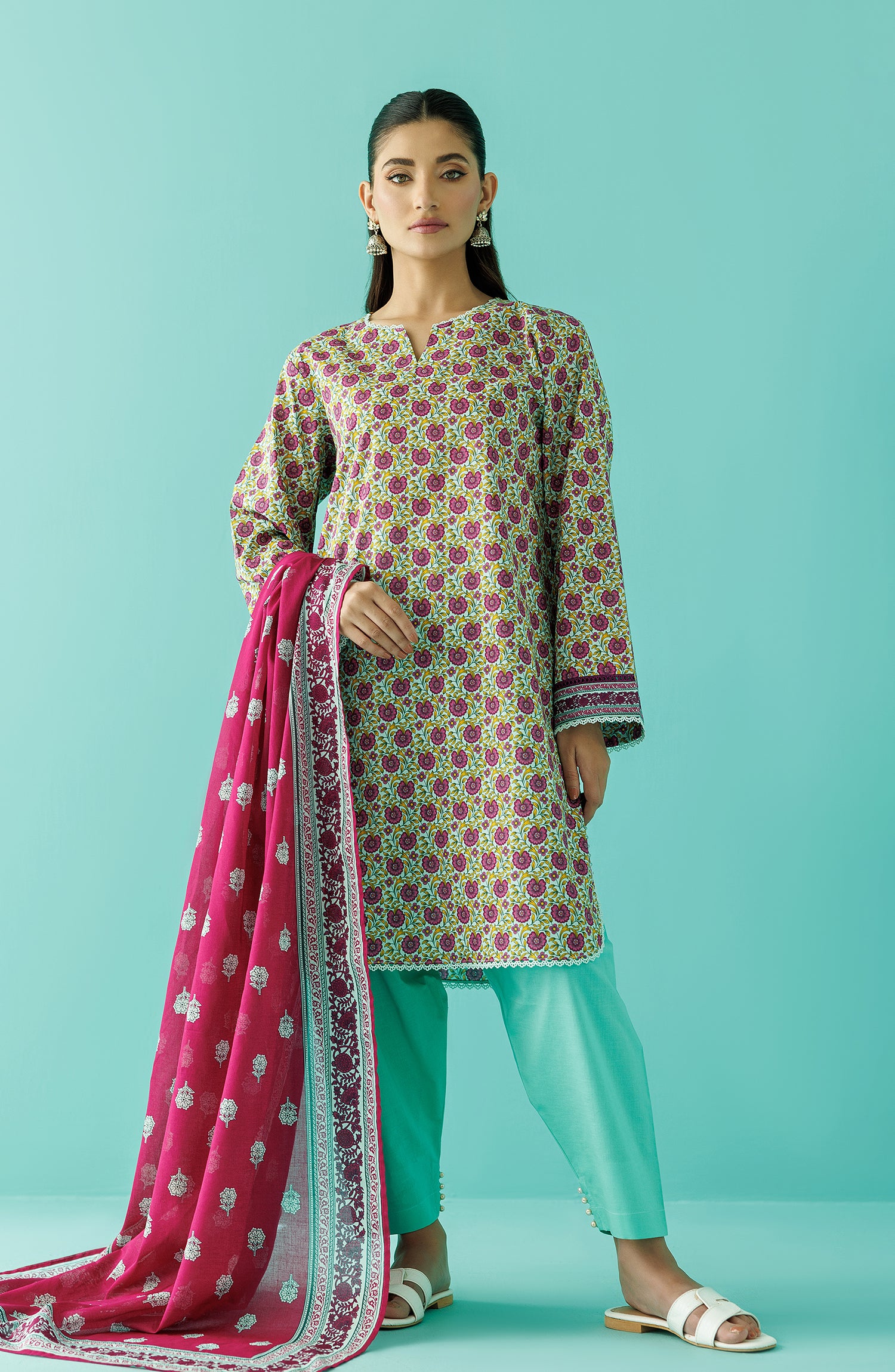 Bagh o Bahar Unstitch LAWN 3 PCs SALE | Summer Collection 2020| Orient